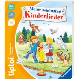 Ravensburger Kinderbuch &raquo;tiptoi Meine sch&ouml;nsten Kinderlieder&laquo; Made in Europe bunt Viele spannende Informationen rund um das Thema Musik