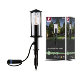 Paulmann LED Gartenleuchte &raquo;Poller&laquo; E14 1 Stk. Warmwei&szlig; E14, IP44 2W 24V Anthrazit E14 grau