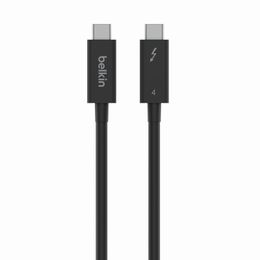 Belkin USB-Kabel &raquo;Connect Thunderbolt 4-Kabel&laquo; USB-C 200 cm 2 m, aktiv, unterst&uuml;tzt gleichzeitig Stromversorgung, Daten&uuml;bertragung schwarz Thunderbolt 4 