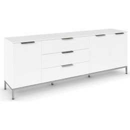Rauch Kombikommode &raquo;Kommode T&uuml;rkommode Sideboard Kombikommode FLIPP&laquo; Breite 200 cm mit 2 Einlegeb&ouml;den, 3-t&uuml;rig mit 3 Schubladen und Soft-Close-