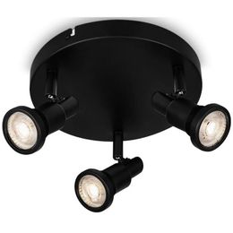 Briloner Leuchten LED Deckenspot &raquo;LED Spotleuchte 3-flammig, Metall, schwarz&laquo; schwarz