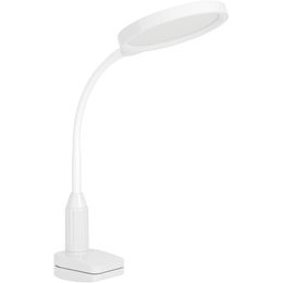 Eglo Klemmleuchte &raquo;LAURO Klemmlicht - Kunststoff - LED - 1X5,5W - IP20&laquo; LED-Modul 1 Stk. Kaltwei&szlig; Neutralwei&szlig; Warmwei&szlig; Klemmlampe, Schreibtischlampe, 