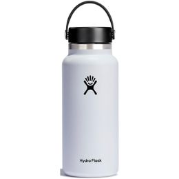 Hydro Flask Trinkflasche &raquo;32 OZ WIDE FLEX CAP&laquo; 946 ml wei&szlig; Edelstahl, Kunststoff