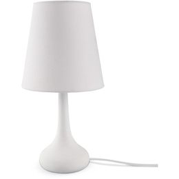 Paco Home Tischleuchte &raquo;HELA&laquo; E14 LED E14 Lampe, Tischleuchte F&uuml;r Kinderzimmer u. Wohnzimmer Modern wei&szlig;