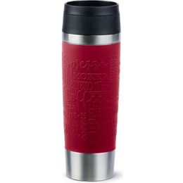 Emsa Thermobecher &raquo;Travel Mug Classic, mit 360&deg;-Trink&ouml;ffnung, auslaufsicher, rutschfest&laquo; 4h hei&szlig;, 8h kalt - 360 ml / 6h hei&szlig;, 12h kalt - 500 ml, 100% dicht