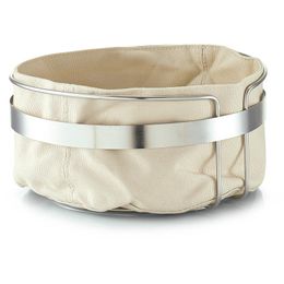 zeller Brotkorb 1 Stk. tlg. mit Stofftasche beige