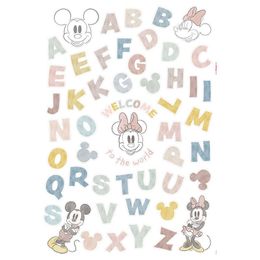 Komar Wandtattoo &raquo;Mickey Alphabet - Gr&ouml;&szlig;e 50 x 70 cm&laquo; selbstklebend, Wandsticker, Kinderzimmer bunt Folie