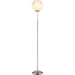 Globo LIGHTING Stehlampe &raquo;BARRY&laquo; E27 1 Stk. Stehlampe Glaskugel opal klar verlaufend Glaskristallleuchte