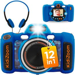 Vtech Kinderkamera &raquo;KidiZoom Duo FX blau&laquo;, inkl. inkluisve Kopfh&ouml;rer blau Kinderkamera