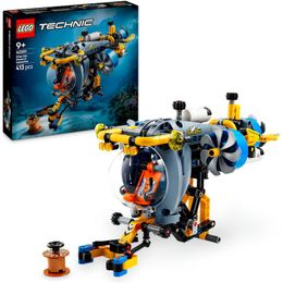 Lego Konstruktionsspielsteine &raquo;Tiefseeforscher U-Boot (42201), Lego Technic&laquo; Made in Europe bunt Konstruktionsspielsteine
