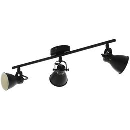 Eglo Deckenspot &raquo;SERAS 2&laquo; GU10 Warmwei&szlig; K&uuml;chenlampe, Deckenstrahler, Industrial, modern schwarz