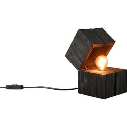 Trio Leuchten Schreibtischlampe &raquo;TREASURE, Deko Tischleuchte Schatzkiste inkl 1xE14 LED 225 Lumen 2700K&laquo; E14 1 Stk. Warmwei&szlig; Licht startet bei &ouml;ffnen 