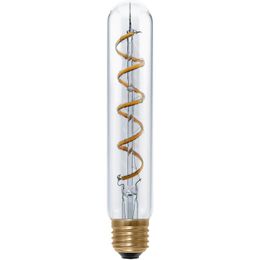 Segula LED-Leuchtmittel &raquo;LED Long Tube 185 Curved Spirale klar&laquo; E27 Warmwei&szlig; dimmbar, E277, Long Tube 185 Curved Spirale, klar transparent
