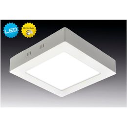N&auml;ve n&auml;ve LED Panel &raquo;Dimplex&laquo; LED-Modul 1 Stk. Warmwei&szlig; Aufbaupanel wei&szlig;, dimmbar, Phasenabschnitt, Ma&szlig;e: s: 30x30cm, h:3,5cm wei&szlig;