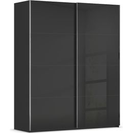 Rauch Schwebet&uuml;renschrank &raquo;Kleiderschrank Schrank Garderobe Schlafzimmerschrank SCALE-FYRA&laquo; edle viergeteilte T&uuml;ren mit Glas-Front viele Farben MADE 