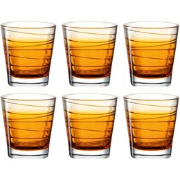 Leonardo Whiskyglas &raquo;VARIO STRUTTURA&laquo; 250 ml, 6-teilig orange Glas