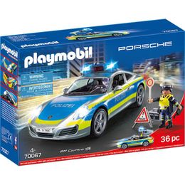 Playmobil Konstruktions-Spielset &raquo;Porsche 911 Carrera 4S Polizei (70067), My Action Heroes&laquo; Made in Germany bunt Konstruktions-Spielset