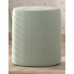 Vipack Polsterhocker &raquo;Moon, Hocker in rund, mit flauschigem Boucl&eacute; Stoff&laquo; B/H/T ca. 41x41,5x41cm, bis 80 kg belastbar, als Sitzgelegenheit o. Nachttisch, 41 