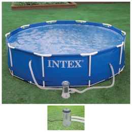 Intex Framepool &raquo;Metal Frame&laquo; &Oslash;xH: 366x76 cm blau