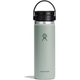 Hydro Flask Thermobecher &raquo;20 Oz Wide Flex SIP Lid&laquo; Hochwertiger 18/8 Edelstahl gr&uuml;n Edelstahl