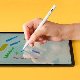 Hama Eingabestift &raquo;Aktiver Eingabestift f&uuml;r Apple iPad mit Scribble-Funktion, Touchscreen&laquo; wei&szlig; Integrierter, aufladbarer Akku mit einer max. Nutzungsdauer