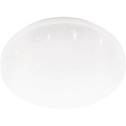 Eglo Deckenleuchte &raquo;FRANIA-S Deckenlampe, wei&szlig;, Kristalleffekt, geringe Aufbauh&ouml;he, 1x18W&laquo; LED-Modul 1 Stk. Neutralwei&szlig; Wohzimmer, K&uuml;che, Esszimmer, 