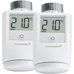 homematic IP Heizk&ouml;rperthermostat &raquo;Heizk&ouml;rperthermostat 2er Set&laquo; Einfache Montage: ohne Ablassen von Wasser oder Eingriff in die Heizungsanlage