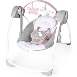 Ingenuity Babyschaukel &raquo;Comfort 2 Go, Flora Unicorn&laquo; bis 9 kg tragbar rosa Babyschaukel