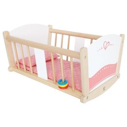HAPE Puppenwiege &raquo;Schlummerwiege&laquo; beige Puppenwiege