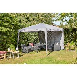 siena GARDEN Pavillon &raquo;Starter&laquo; 300x300 cm grau