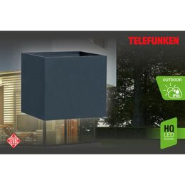 Telefunken LED Au&szlig;en-Wandleuchte &raquo;MURCIA&laquo; schwarz