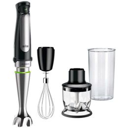 Braun Stabmixer &raquo;MultiQuick 7 MQ 7025X - 1000W, Stufenlosregulierbar, Dynamische Klinge&laquo; 1000 W Spritzschutz, Extra Mahlklinge, 350 ml Zerkleinerer, 