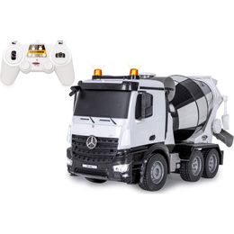 Jamara RC-Auto &raquo;Fahrmischer Mercedes-Benz Arocs Liebherr 1:20 2,4GHz&laquo; mit LED Licht wei&szlig; RC-Auto