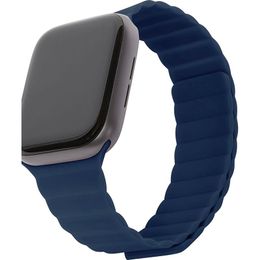 Decoded Smartwatch-Armband &raquo;Silicone Magnet Traction Strap LITE 38/40/41mm&laquo; Wasser- und schwei&szlig;fest blau Silikon Kompatibel mit allen Apple-Watch-