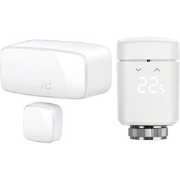 eve Heizk&ouml;rperthermostat &raquo;Thermo + Door & Window Heizen Set&laquo; wei&szlig; Fernzugriff und anwesenheitsbasierte Heizungssteuerung &uuml;ber deine Apple-
