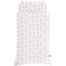 Tr&auml;umeland Babybettw&auml;sche &raquo;Jersey Dinolino&laquo; 2 Stk. mit Allover-Print bunt Jersey, Obermaterial: 100% Baumwolle