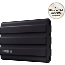 Samsung externe SSD &raquo;T7 Shield&laquo; 1 TB Anschluss USB-C schwarz Aluminium Speicherkapazit&auml;t: 1 TB
