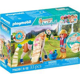 Playmobil Konstruktions-Spielset &raquo;Ellie & Pferd mit Kreppeisen (71639), Horses of Waterfall&laquo; Made in Europe bunt Konstruktions-Spielset