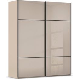 Rauch Schwebet&uuml;renschrank &raquo;Kleiderschrank Schrank Garderobe Schlafzimmerschrank SCALE-TRIO&laquo; edle dreigeteilte Front mit 2 Zierleisten Glasfront MADE 