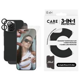 CARE by PanzerGlass Displayschutzglas &raquo;3-in-1 Protection, Glass, Case, Lenscover&laquo; f&uuml;r Apple iPhone 16 Pro Max Displayschutzfolie, Schutzfolie, 