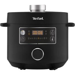 Tefal Multikocher &raquo;Turbo Cuisine inkl. Dampfgareinsatz, Messbecher, Reisl&ouml;ffel und Kelle&laquo; elektr. Schnellkochtopf, 10 aut. Programme, 1-Knopf-Bedienung, 