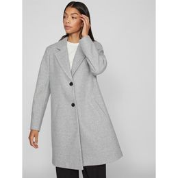 Vila Damen Kurzmantel &raquo;VICLAUDIA BUTTON COAT - NOOS&laquo; grau 36