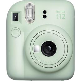 Fujifilm Sofortbildkamera &raquo;Instax Mini 12&laquo; gr&uuml;n Enth&auml;lt ein Bildz&auml;hlwerk und ein Filmpack-Sichtfenster