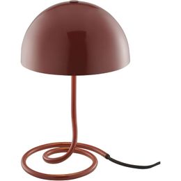 OTTO home Tischleuchte &raquo;Charlett Pilz Lampe&laquo; G9 1 Stk. Tischlampe, &Oslash; 20 cm, H&ouml;he 31 cm, Metall, Spiralfu&szlig;, Pilzleuchte, G9