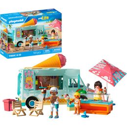 Playmobil Konstruktions-Spielset &raquo;Ice Cream Truck mit Surfshop (71904), My Life&laquo; Made in Germany bunt Konstruktions-Spielset