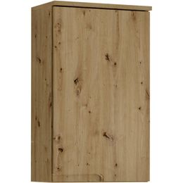 BASIC by Balculina H&auml;ngeschrank &raquo;Spice, Badezimmerschrank BxTxH 40x67x23 cm&laquo; 1 Stk. tlg. Breite 40 cm, Griffmulden beige Holzwerkstoff