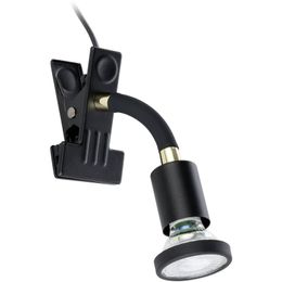 Eglo Klemmleuchte &raquo;PARRINI 1 Klemmlicht - Stahl, Kunststoff - GU10 - 1X4,5W - IP20&laquo; GU10 1 Stk. Klemmlampe, Schreibtischlampe, Leselampe, L10 x B8 x 