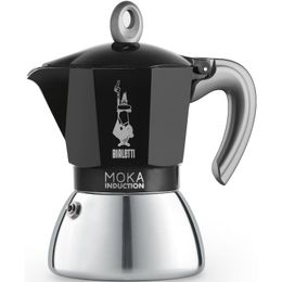 Bialetti Espressokocher &raquo;Moka Induktion&laquo; 0,28 l Kaffeekanne Induktionsgeeignet schwarz