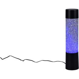 REALITY LEUCHTEN LED Tischleuchte &raquo;GLITTER, LED Wassers&auml;ule mit RGB Farbwechsel Glitzeroptik Kinderzimmer&laquo; LED-Board 1 Stk. RGB Tischlampe Wasser 