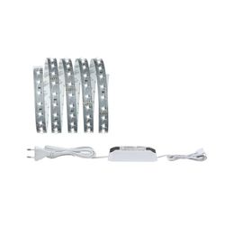 Paulmann LED-Streifen &raquo;MaxLED 500 Basisset 1,5m Daylight IP20 6500K 9W 230/24V 20VA Silber&laquo; 1 Stk.-flammig silber
